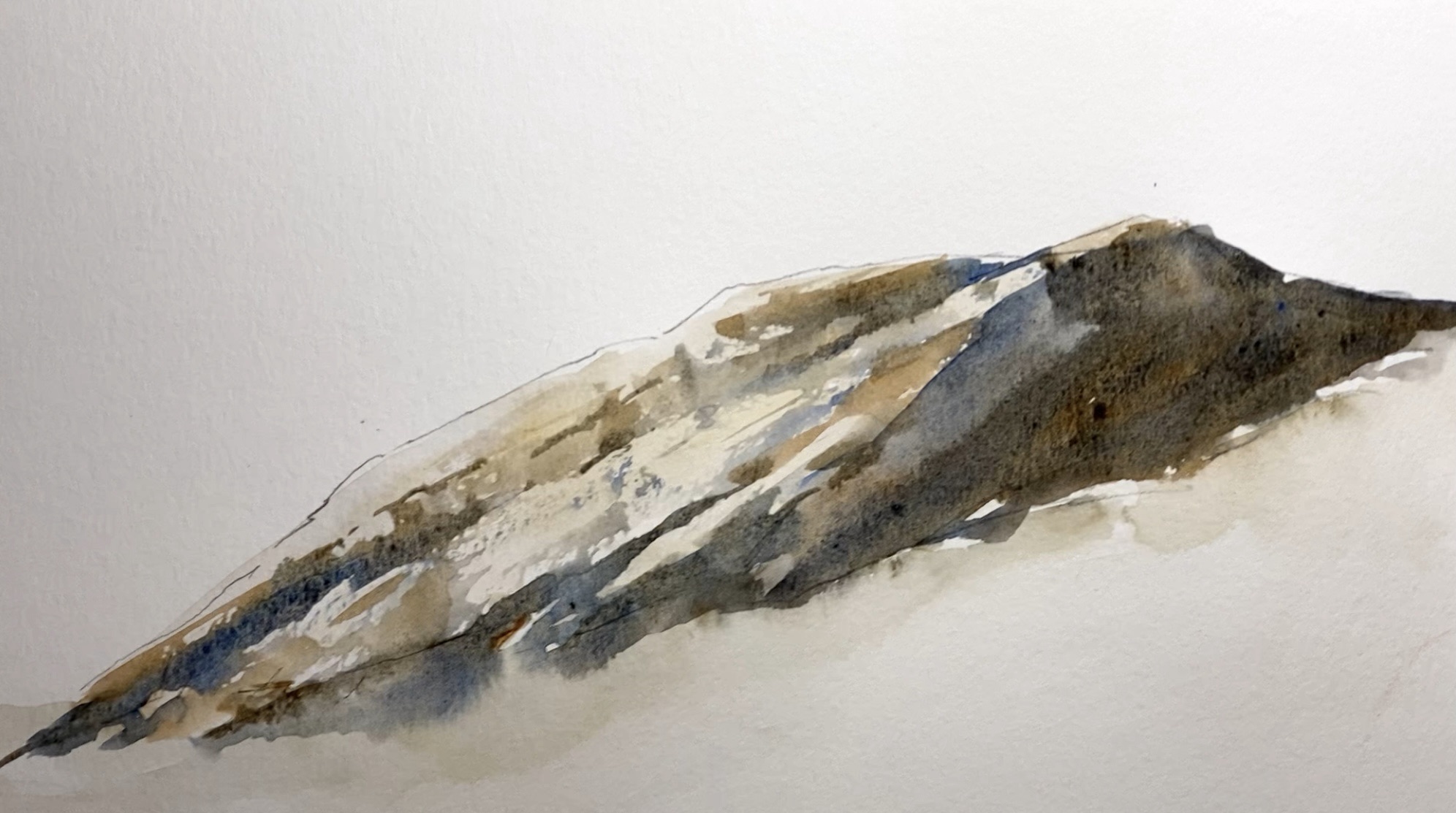 how to paint rocks in watercolor – Always Wandering Art